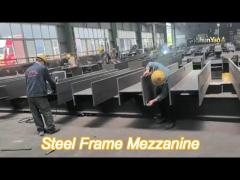 anti corrosion steel frame building with 100mm thickness and high loadbearing capacity for modern
