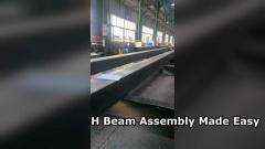 H Beam Assembling Machine High Efficiency
