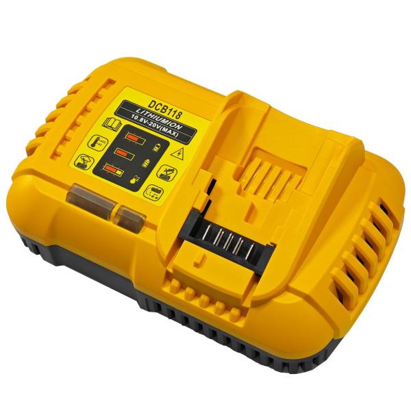 Quality Compatible Dewt DCB118 Fast Charger 20V Lithium-Ion Battery for Electric Tools Cordless Drills AC100-240V One Year Warranty for sale