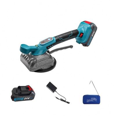China High-Power Cordless Tile Leveling Machine with 2AH Lithium Battery & Paddle Switch | Automatic Tile Vibrator & Press Tool for sale