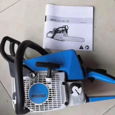 China DIY 2.3KW 45.6CC Ms250 Chainsaw Gas Powered with 16inch 18inch Bar Lightweight & Durable Perfect for Outdoor Work for sale