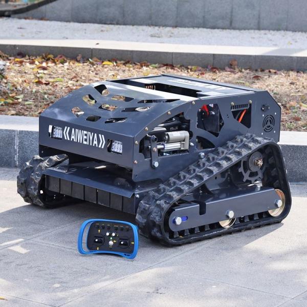 Quality All-Terrain Remote Control Agricultural Self-Propelled Mower 224CC High HP 550MM for sale