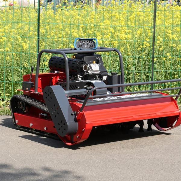 Quality Remote Control Crawler Flail Mower Gas Powered for Steep Slopes Hillside Orchard Farm Garden Grass Cutting High Efficiency for sale