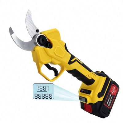 China Professional Lithium Folding Telescopic Pruning Shears Electric Scissors for DIY Industrial Tree Pruning for sale