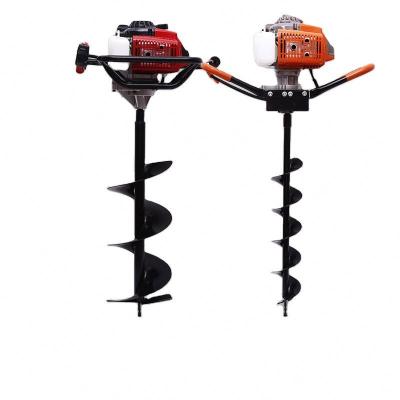 China High Power 52cc Portable Earth Auger Gas Powered Post Hole Digger Drill for sale
