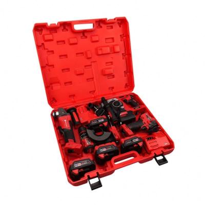 China Four-piece Combination Set / Lithium Screwdriver / Power Tools / Electric Hammer / Angle Grinder / Wrench Battery Iron Hard Case for sale