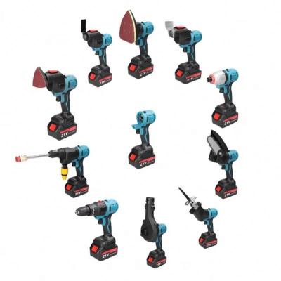 China MAIKE Rechargeable Wrench Electric Drill Electric Chain Saw Adapter Multi-function Power Tools Combo Set for sale