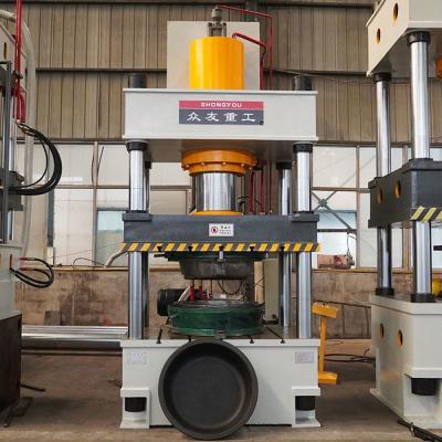 China 315 Ton Four-column Three-beam Hydraulic Press  YQ32  PP PE PVC Plastic Basin Moulding Machine for sale