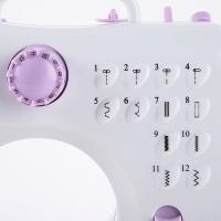 China Hot-Selling Mini Portable Sewing Machine | 12-Thread Overlock | Household Sewing with Thick Material & Buttonhole Function for sale