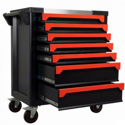 China Multifunctional Tool Cart Tool Cabinet Socket Wrench Kit Workshop Center Chest Cabinet Cart Trolley With Hand Tools for sale