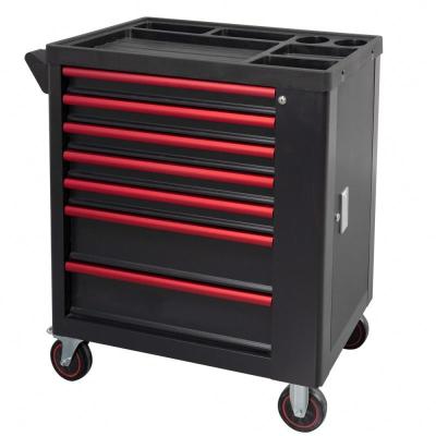 China 7Drawer Modern Keyed Locking Rolling Tool Cabinet for Auto Repair Workshop 500kg Load Capacity for sale