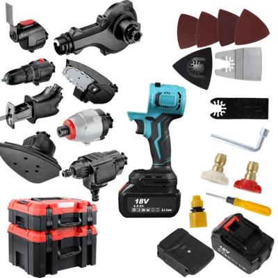 China Multifunctional Universal Device, Detachable Lithium Battery Combination Kit, 8-in-1 Brushless Lithium Battery Power Tool for sale