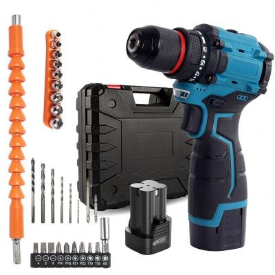 China High-quality Electric Drill Tool Kit - Power Lithium Battery Screwdriver Electric Drill Tool Kit - Cordless Drill Kit for sale