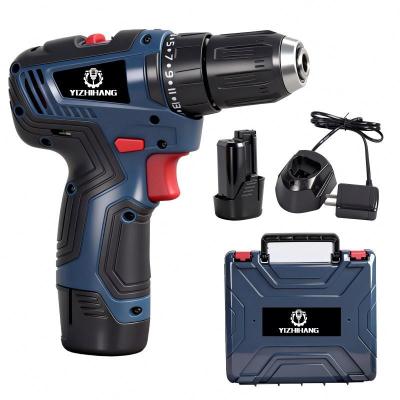 China 12V Cordless Brushless Electric Drill Kit - Mini Impact Drill with Lithium Battery, Customizable 10mm Chuck, Adjustable Speed for sale