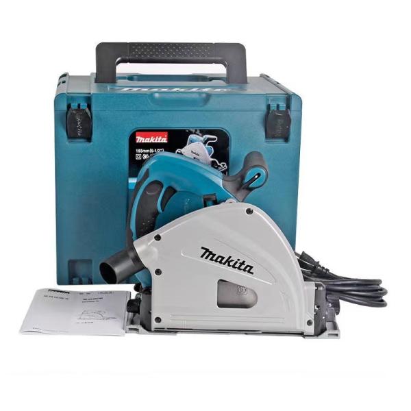 Quality MAKITA Electric Circular Saw 220V Plug-in Power Supply Guide Rail Woodworking Saw Straight Cutting Auxiliary Track SP6000J for sale
