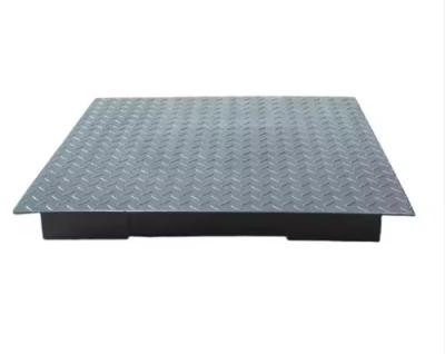 China Heavy Duty 1Ton 2Ton Digital Floor Platform Scale Electronic Floor Scale for sale