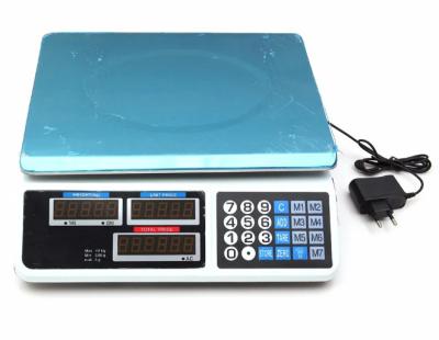 China Stainless Steel Table Top Digital Scale Digital Weighing Scale 30kg 15kg 6kg 3kg for sale