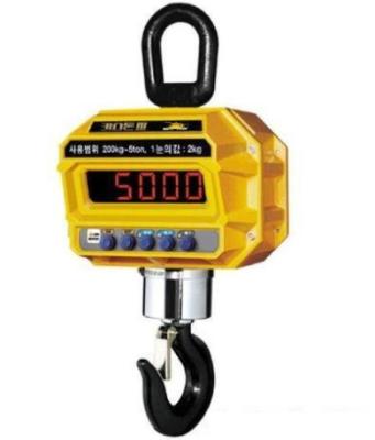 China SS Electronic Digital Crane Scale With Hanging Hook 5T High Sensitivity for sale
