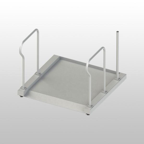 Quality Stainless Steel Industrial Floor Scale 3000Lb/1500Kg High Capacity for sale