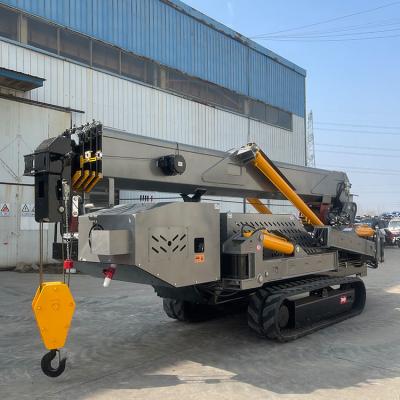 China XDEM 8T 5T 3T Telescopic Boom Crane Lifting Equipment Mobile Spider Crane Diesel And Electric Dual Power for sale