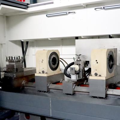 China Double Spindle CNC Lathe Machine 5.5kW Electric Motor 380V for sale