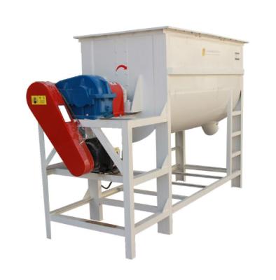 China Horizontal Anti-Corrosion Livestock Feed Mixer Low Maintenance Farm Feed Blending Machine With Safe Rounded Edge for sale