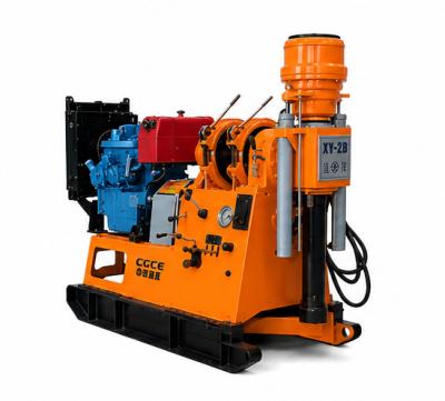 China XDEM Chongtan XY-2B 530m Rock Core Drilling Rig Spindle Hydraulic Geological Drill Equipment For Soil Sampling Water Well Drilling Grouting Hole Construction for sale
