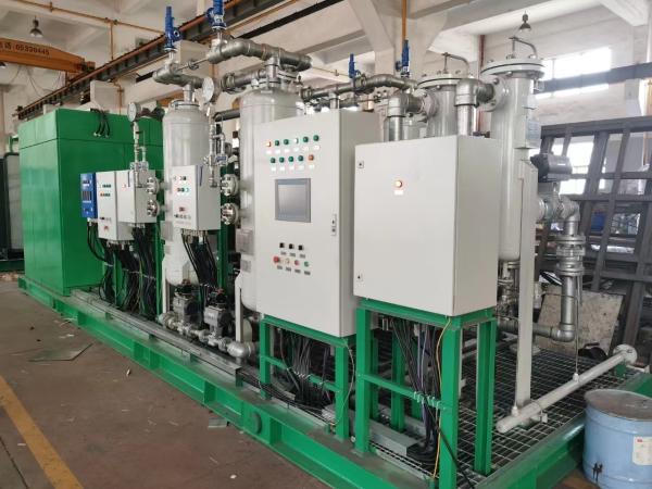 Quality Custom Instrument Air Skid with HMI Touch Screen 50 HP Compressor for sale