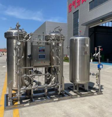 China Skid-Mounted PSA Nitrogen Generator 30 Nm3/H 99.99% Purity Mirror Stainless Steel Vessel for sale