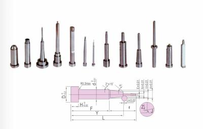 China SUJ2 Plastic Injection Mold Parts Polishing Round Mold Core Pins For Die Casting Mold for sale