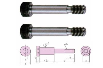 Cina Grado 8,8 10,9 tipi metrici di Bolts Male Screw dell'estrattore di BACCANO della vite di spalla della testa esagonale in vendita