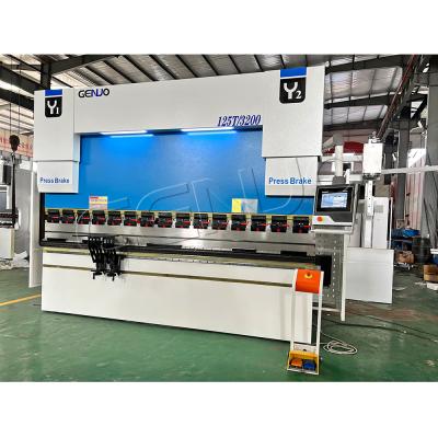 China Scalable Hydraulic Sheet Metal Bending Machine With Delem DA-66T CNC Control for sale