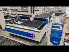 Máquina de corte a laser de fibra de metal de chapa e tubo