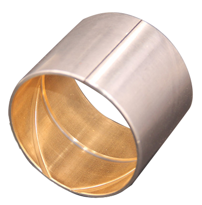 Bimetallic self-lubricating bearing type 1