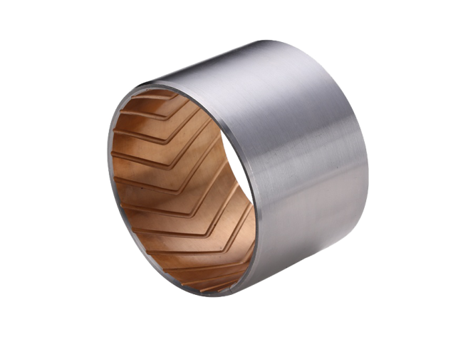 Bimetallic self-lubricating bearing type 3