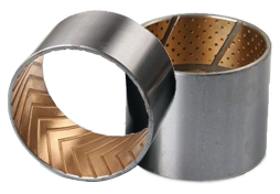 Bimetallic self-lubricating bearing type 2