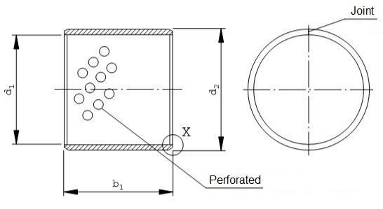 WRAPPED BRONZE BUSHING
