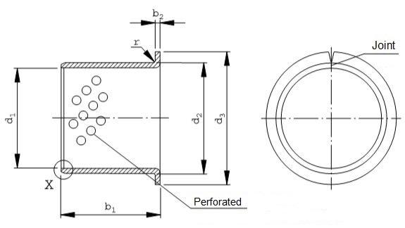 WRAPPED BRONZE BUSHING