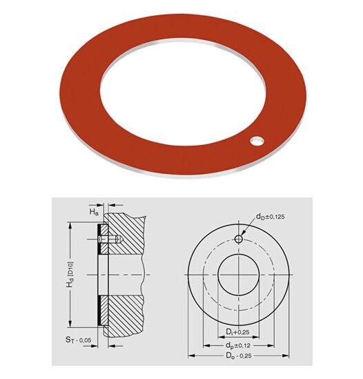 Metal-Polymer Low Friction Plain Bearings thrust washer