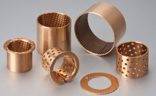 Wrapped bronze bushings cusn8 plain bearings