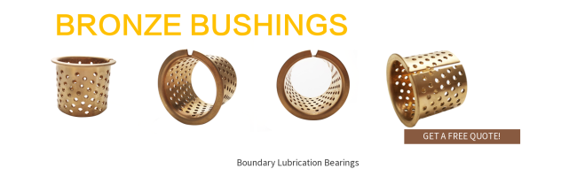 flange wrapped bronze bushing