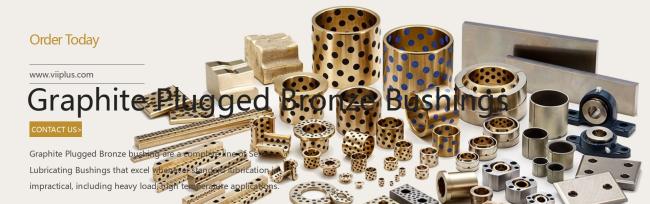 Graphite Plugged Bronze Bushings