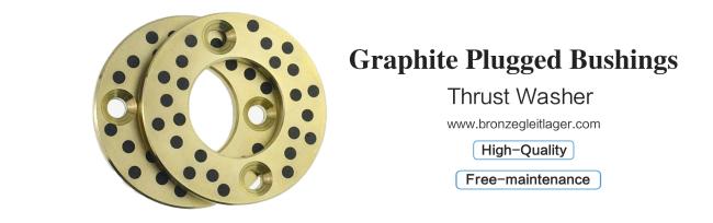 Flat copper brass washers solid casting graphite thrust bronze washer 
