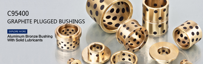 graphite plugged bushings