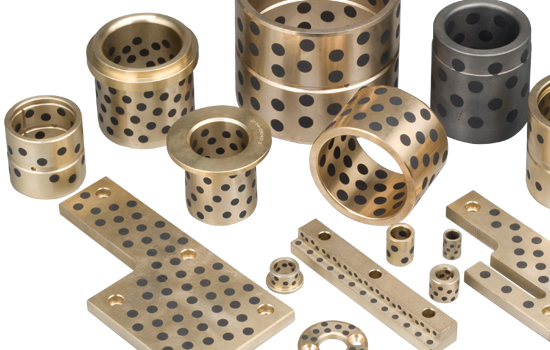 Graphite Self Lubricated Thrust Washer JDB-JTW thrust washer CuAl10Fe5Ni5 Bronze Bearing Plate with Integrated Graphite Inset for Reduced Friction