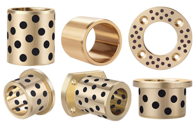 C86300 Manganese Bronze Graphite Oilless Standard Bronze Bushing Component