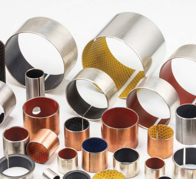 Metal-Polymer Bearings DX Bushing Size Chart | Split Type