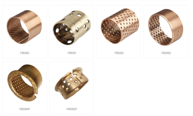 HOMOGENEOUS BRONZE BUSHES Thin Walled Structure WB702 Flange Bronze Bushing With Holes bocinas