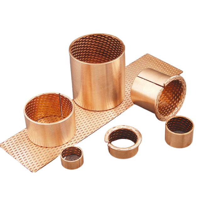 Wrapped bronze sliding bearing CuSn8P 