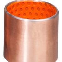 China Multi-Layer Bearings Carbon - Based Polymer Plain Bearings   Bushing Steel Backing Bronze POM for sale